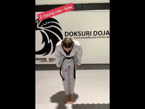 The 4 most important commands in Taekwondo
