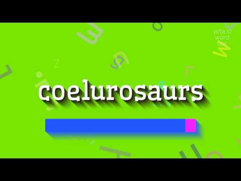 HOW TO SAY COELUROSAURS? #coelurosaurs