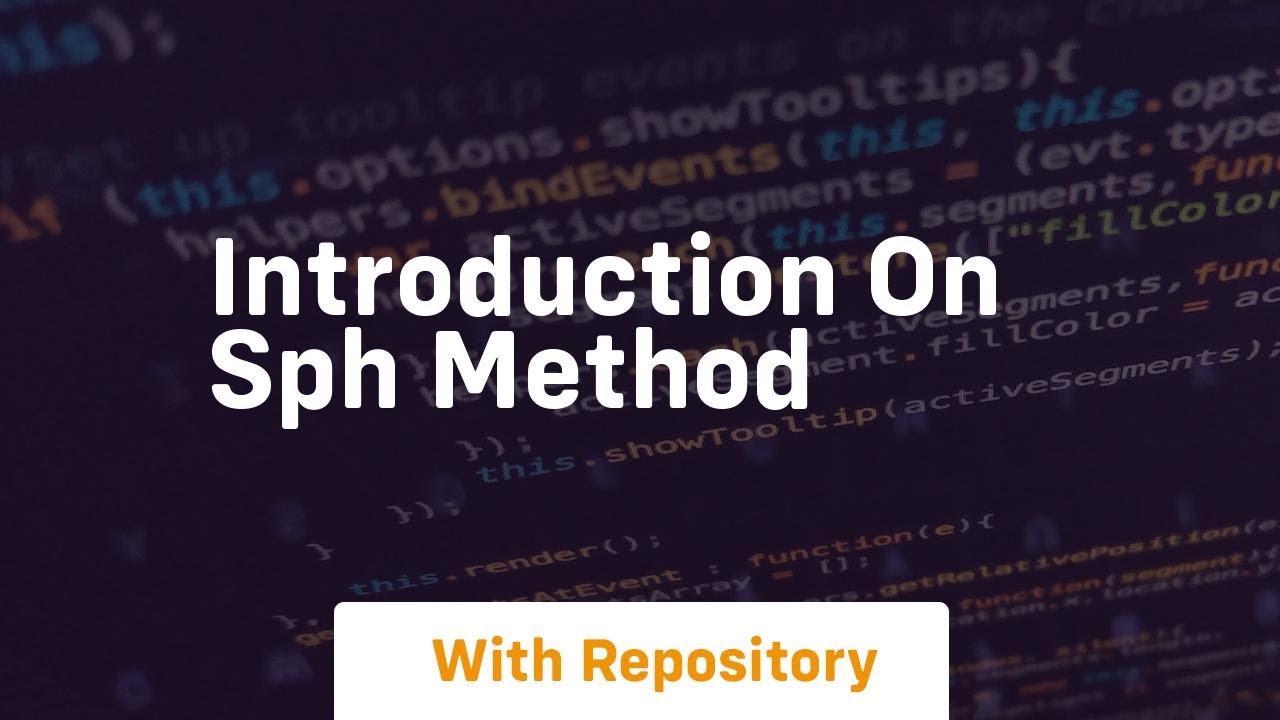 introduction on sph method