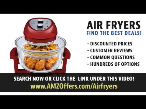 Elite Platinum EAF-05 Electric Digital Air Fryer 3.2 Quart 1400W Black