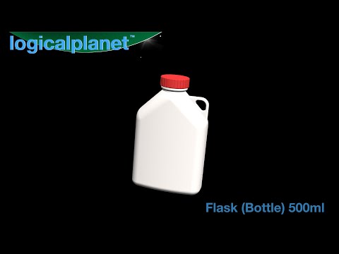 🍾 LP Flask 500ml・Free 3D File for ・Cults