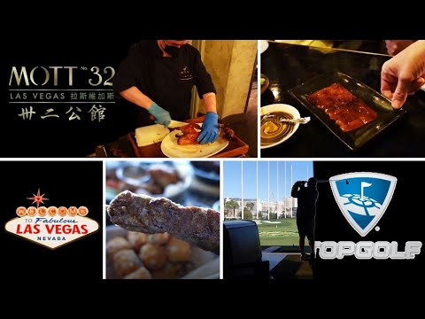 Top Eats @ Topgolf | BEST Peking Duck @ Mott32 - Las Vegas 🇺🇲