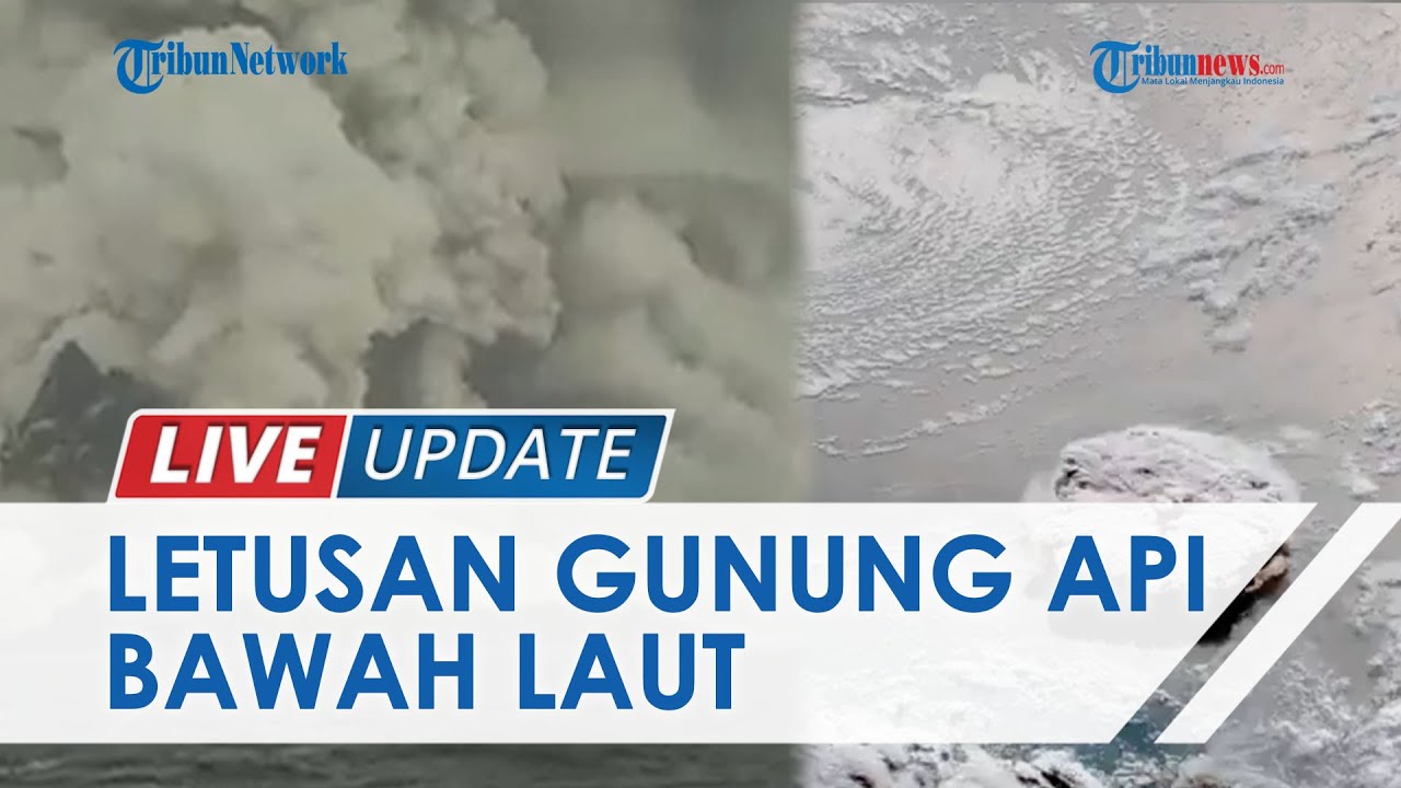 Dahsyatnya Letusan Gunung Api Bawah Laut di Tonga, Timbulkan Gelombang ...