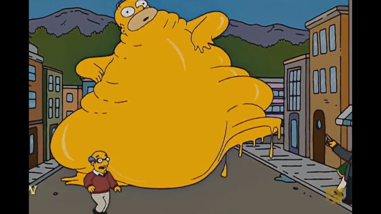 The Simpsons  - Homer Obesity Eats Everything!