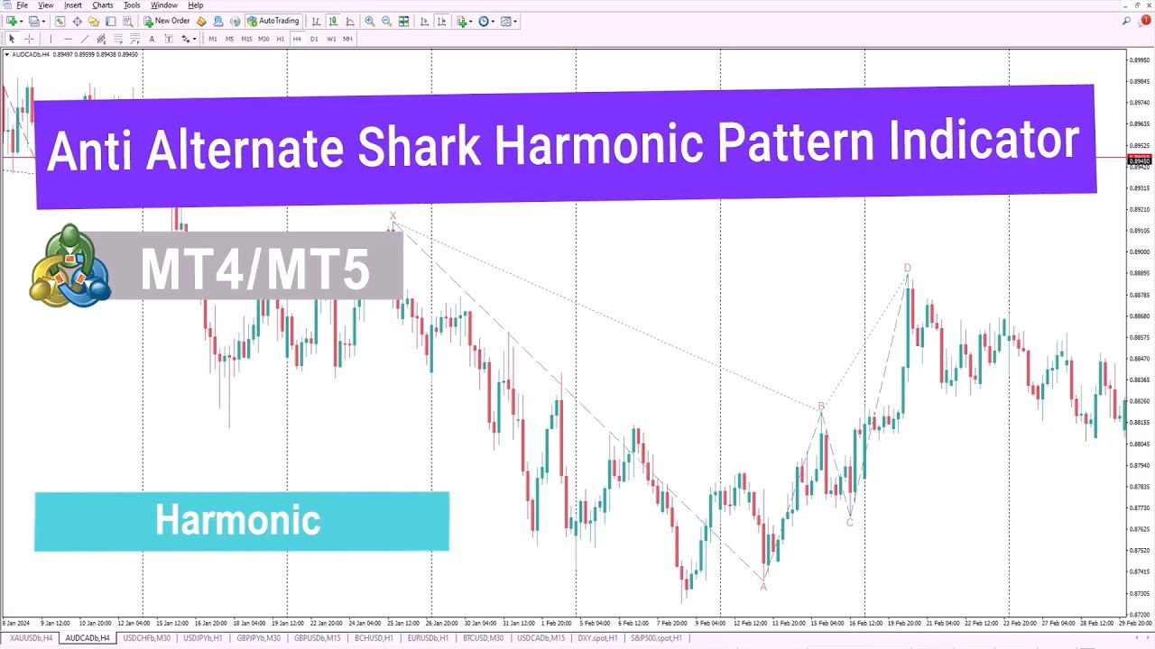 Understanding the Anti-Alternate Shark Harmonic Pattern Indicator for MT4 and MT5 | Galaxy.ai