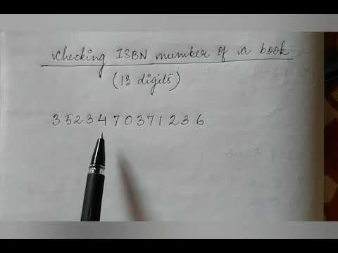 Checking ISBN number of a book( 13 digits)