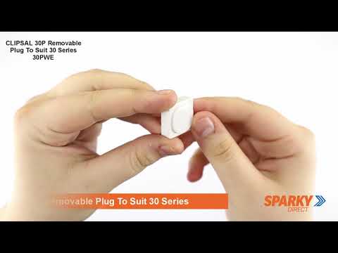 CLIPSAL 30P-WE | Removable Plug To Suit 30 Series 30PWE