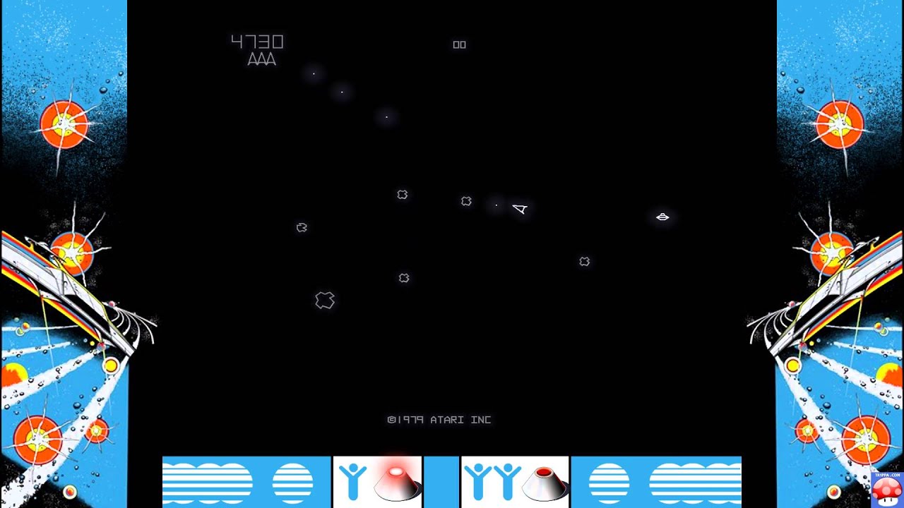 Atari Vault: Gameplay - Asteroids (PC HD)