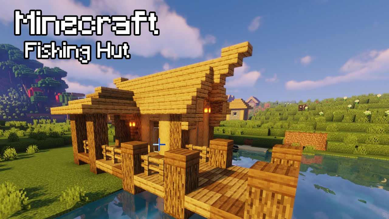 Minecraft - Fishing Hut Tutorial / Starter House Tutorial
