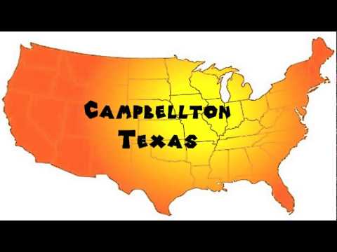 How to Say or Pronounce USA Cities — Campbellton, Texas