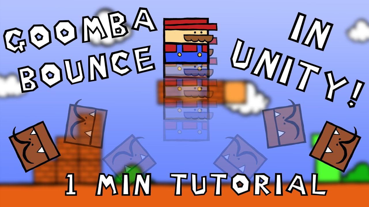 HOW TO GOOMBA BOUNCE IN UNITY! (1 Minute Tutorial)