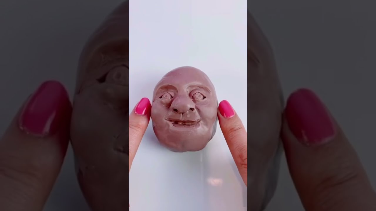 Easy Sculpting a face /polymer Clay