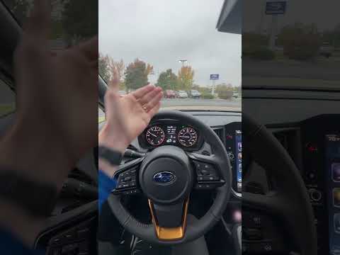 How to set Subaru Automatic High Beam Assist