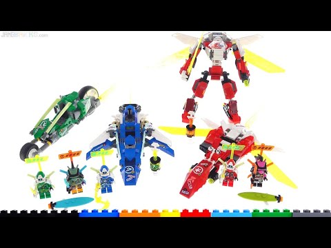 🔄 LEGO Ninjago 2020 Kai's Mech Jet, Jay & Lloyd's Velocity Racers review! 71707 71709 re upload