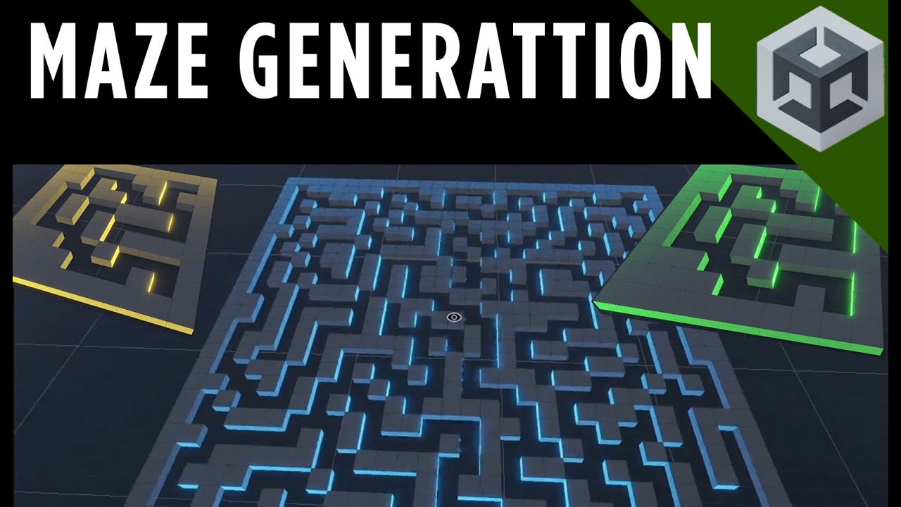 How to Generate a Random Maze in Unity (C# Tutorial)