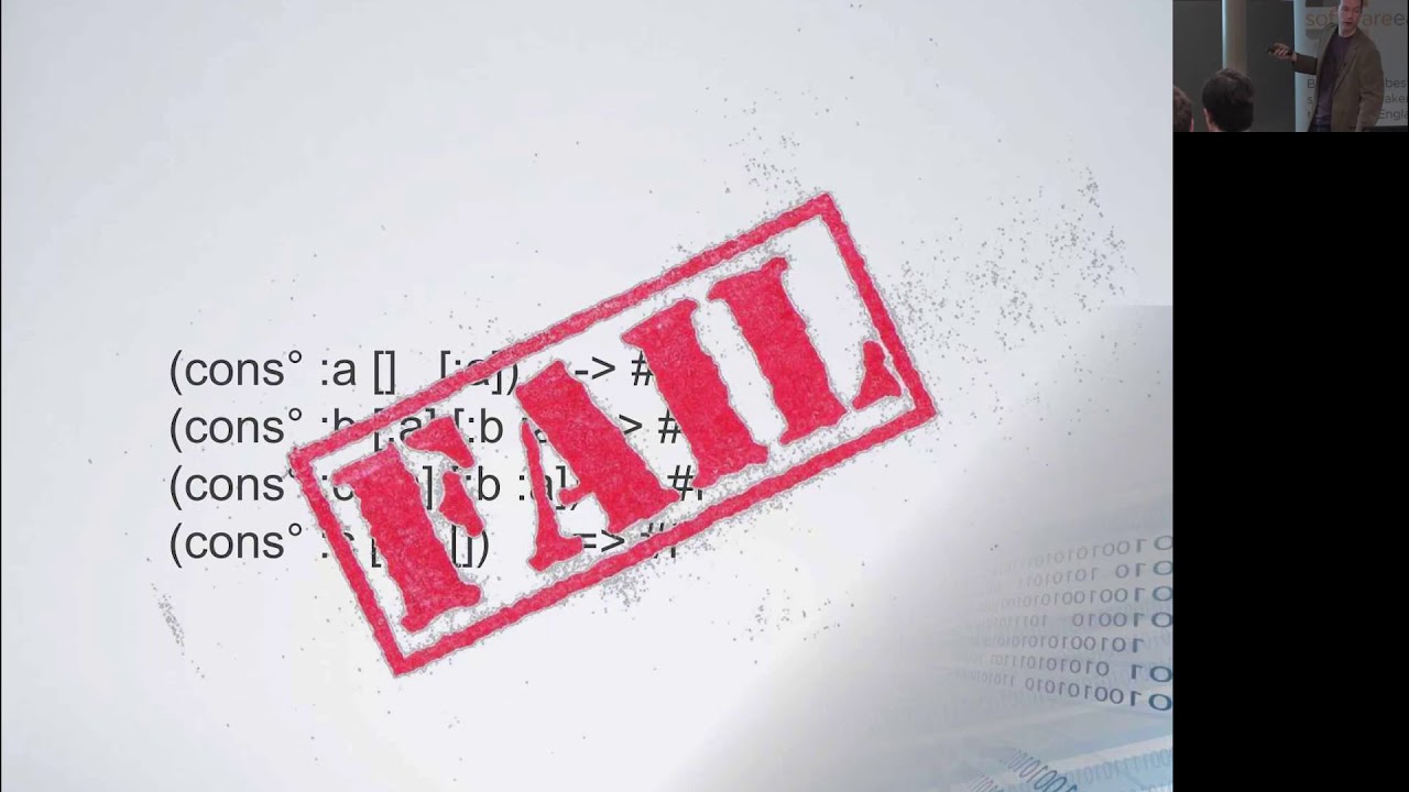 An Introduction to Logic Programming on the JVM with core logic Clojure  Edmund Jackson