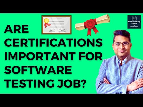 Are certifications Important for Software Testing Job?