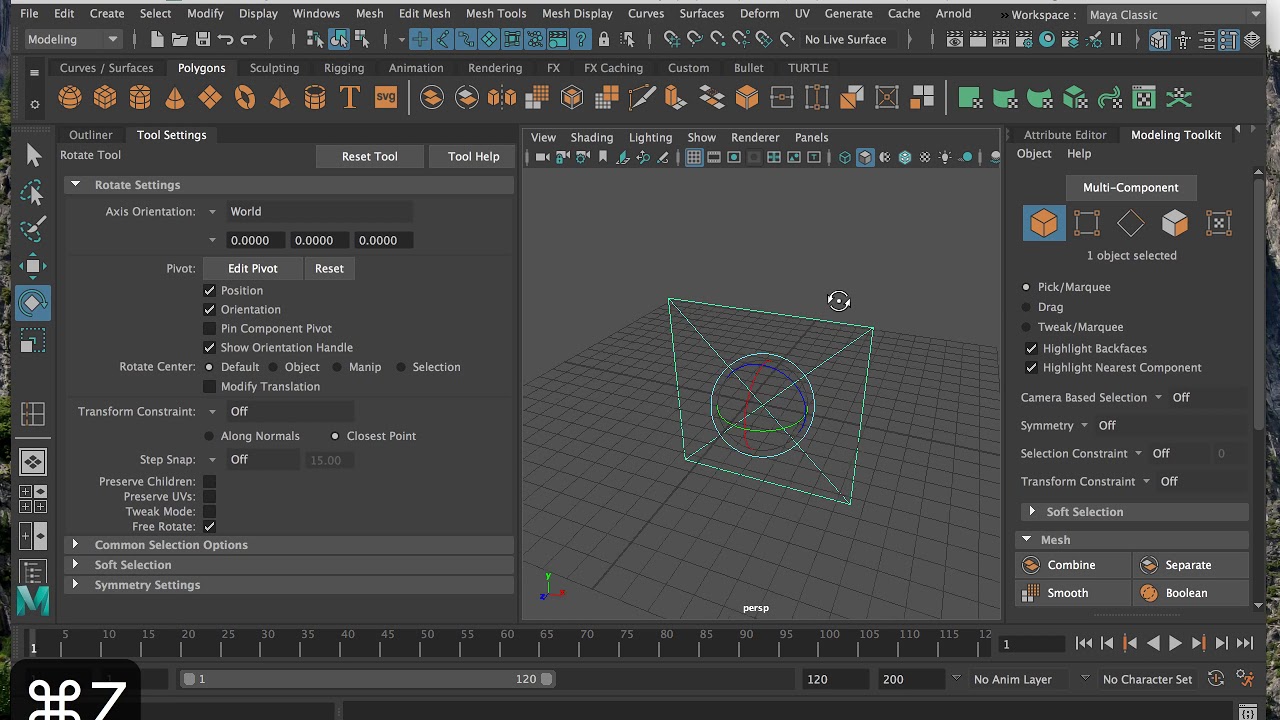 Setting Up Reference Planes in Maya
