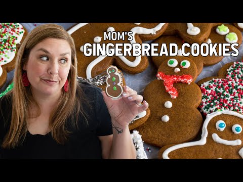 Gingerbread Cookies (Soft Cutouts that HOLD THEIR SHAPE!)