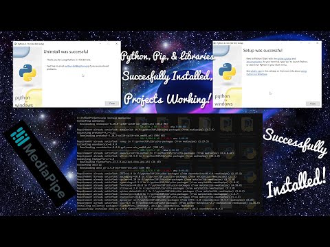 Reinstalling Python & Installing Mediapipe Successfully (Python 3.11 to 3.10)