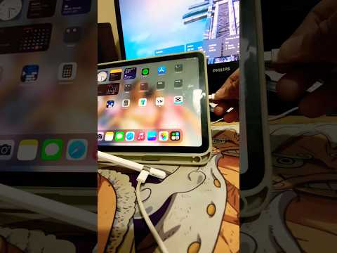 How to pair Apple Pencil USB-C to iPad #drawing #tutorial #howto #applepencil #ipad
