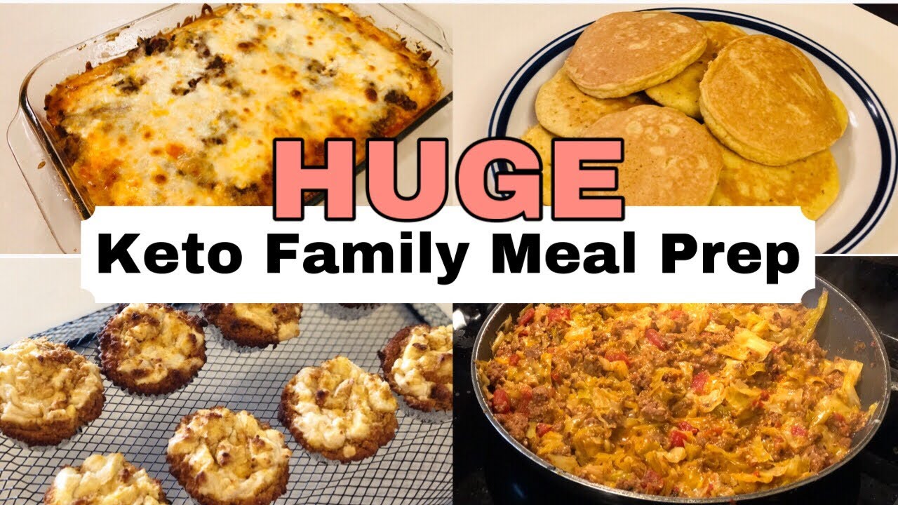 Huge Keto Family Weekly Meal Prep| Keto Cream Cheese Pumpkin Muffins, Pancakes, Casserole
