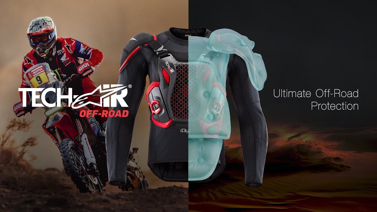 Airbag Vest Alpinestars Tech-Air® Off-Road System Black/Red - inSPORTline