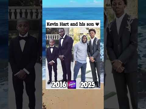 🔥 Kevin Hart’s Son: Then vs. Now! 😱#shorts #kevinhart #father #family #growth #change