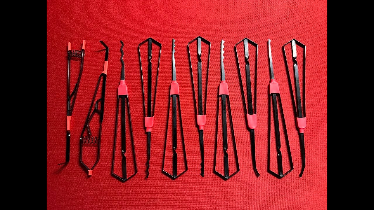 (90) SPARROWS KIRIGAMI LOCK PICK SET