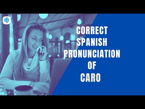How to pronounce 'Describing objects' (Caro ) in Spanish? | Spanish Pronunciation