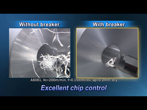 PCD Chipbreakers for Non-Ferrous Non-Ferrouss SUMIDIA Break Master LD Type/GD Type