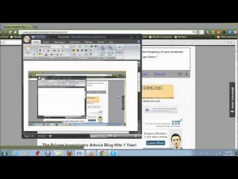 How to take a cropped screen shot on Windows 7