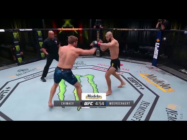UFC 267: When Khamzat Chimaev knocked Gerald Meerschaert out cold in 17 ...