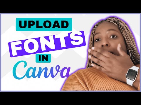 How To Upload Fonts to Canva