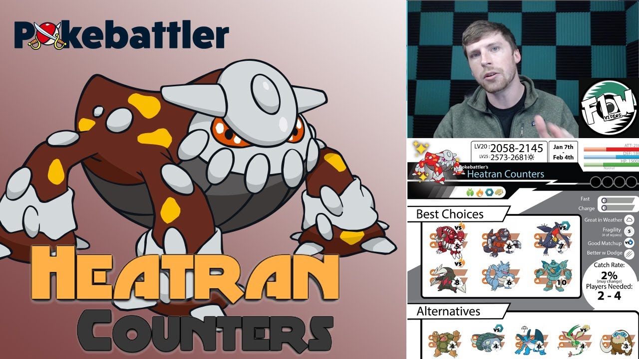 Heatran Raid Guide | Pokebattler