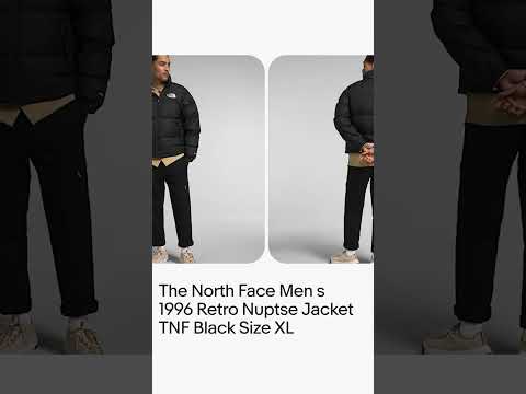 The North Face Men's 1996 Retro Nuptse Jacket TNF Black Size XL