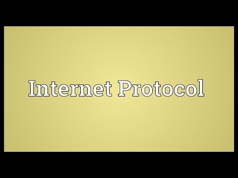 Internet Protocol Meaning
