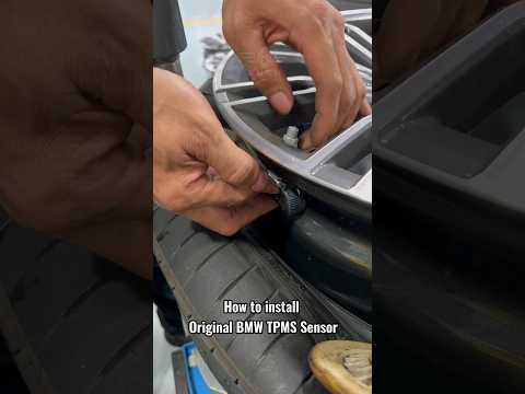 How to Install Original BMW TPMS (Tyre Pressure Monitoring System) Sensors #bmcm #TPMS