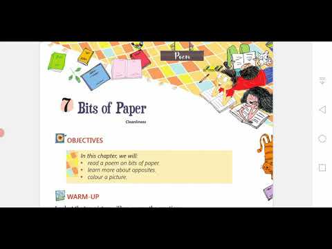 Explanation: Bits of Paper Video Lecture - Class 1 English Alive