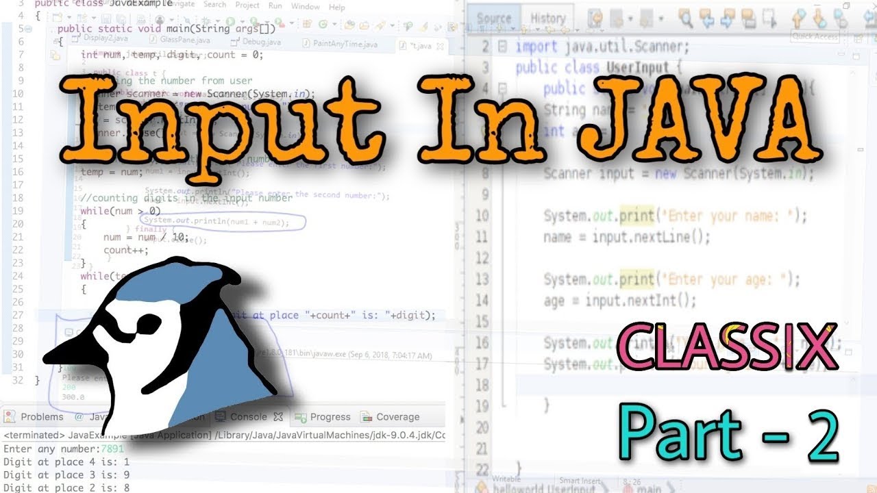 Input In Java || Part - 2 || Class-9(ICSE)
