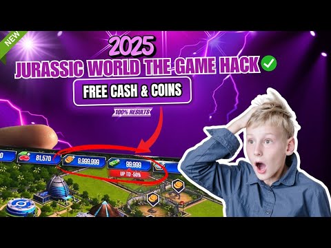 Jurassic World The Game Hack | How To Get Unlimited Coins & Cash Free Android & iOS [100% Working]