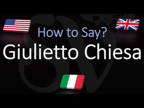 How to Pronounce Giulietto Chiesa? (CORRECTLY)