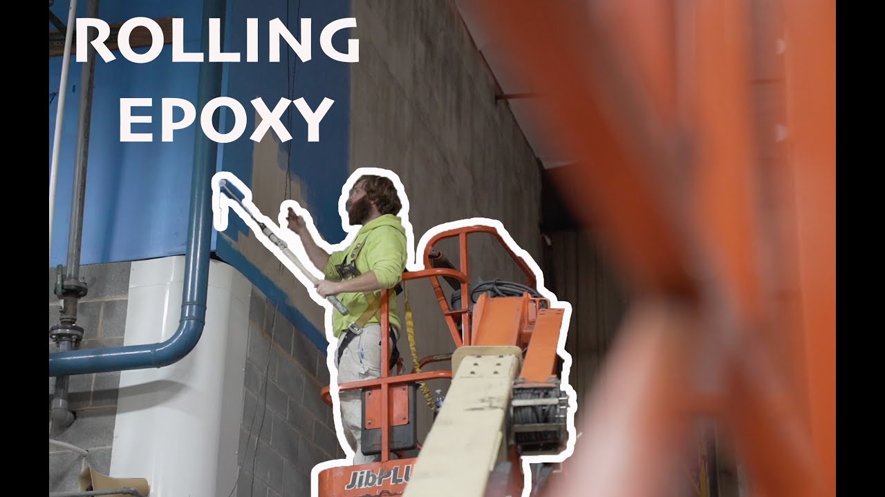 Applying pre catalyzed Epoxy by Sherwin Williams