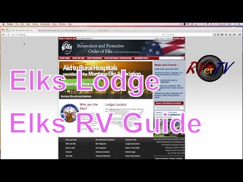 Elks Membership...Elks RV Guide...Elks Charities....Elks Benefits...RVerTV