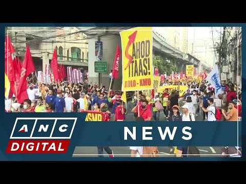 Workers' groups push for wage increase, end to contractualization on Labor Day | ANC