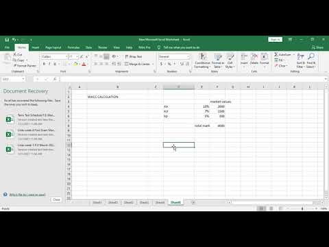 FM(F9) Financial Management WACC calculation formula
