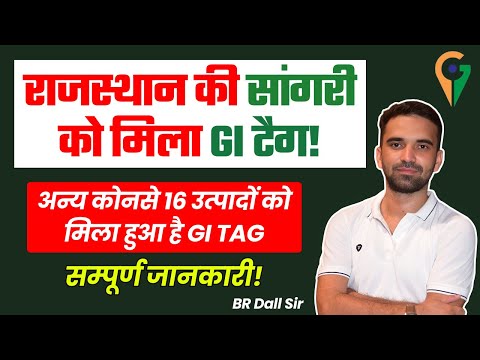 Rajasthan GI Tag | GI Tag 2025 | for All State Exams | BR Dall Sir