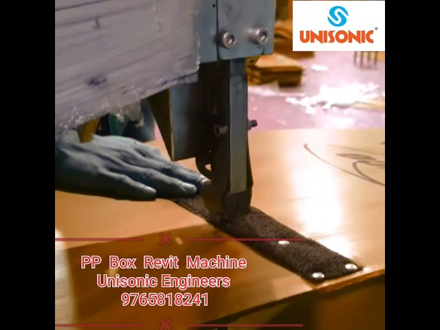 PP Corrugated Box Revit Machine - Ultrasonic Plastic Welding For PP Box ...