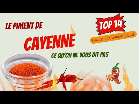 Le piment de CAYENNE: une épice qui peut vous sauver la vie ‼️