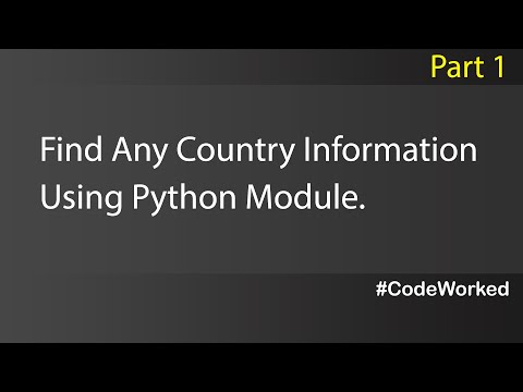 Find Any Country Details Using Python / Geo Lookup in Python #pythoncoding #tutorial #programming